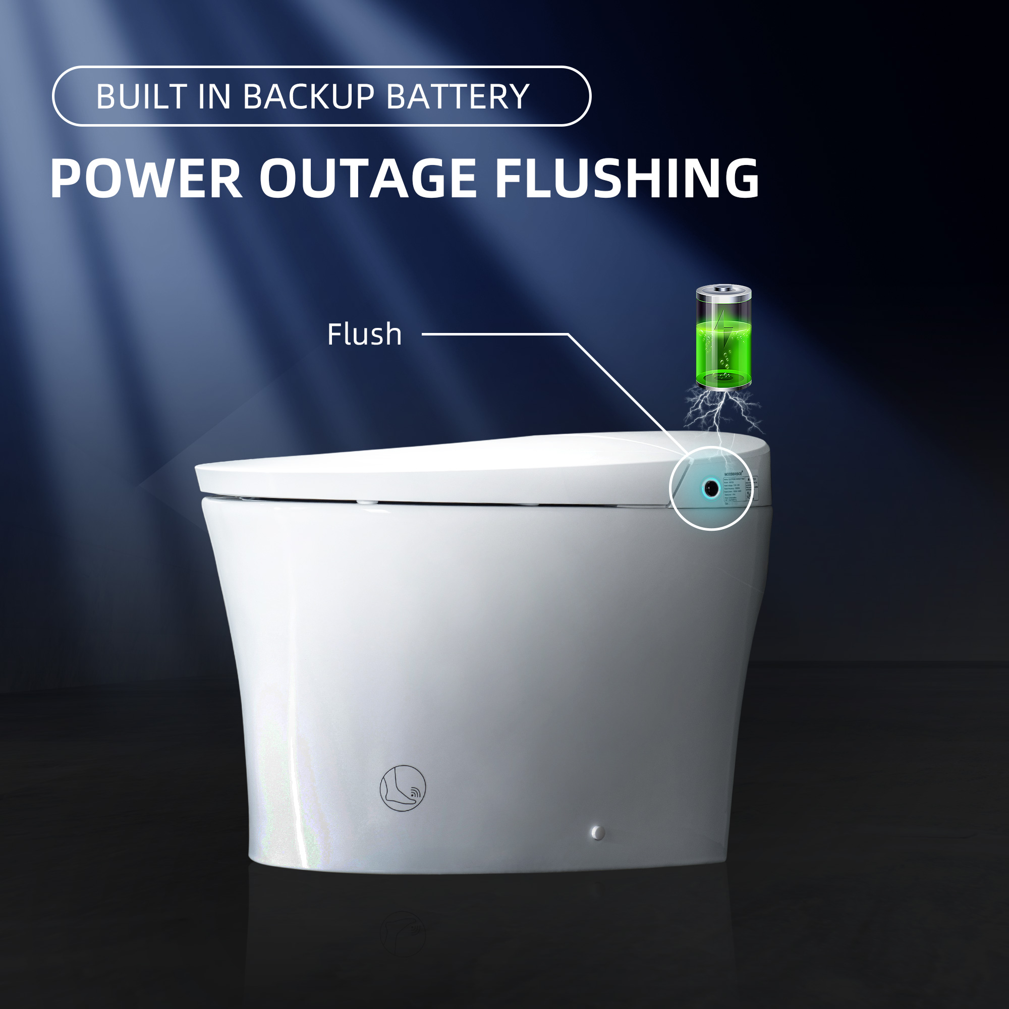 ᐅ【WOODBRIDGE B0970S Smart Bidet Tankless Toilet Elongated One Piece ...